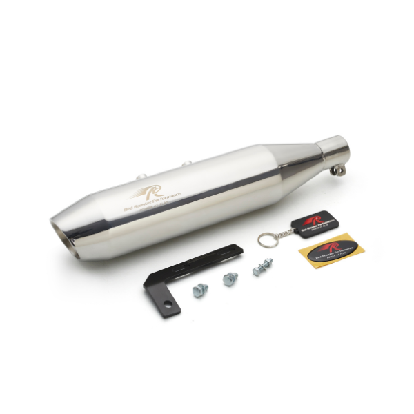 Red Rooster Rumbler Max–Polish Exhaust for RE Hunter 350 артикул ...